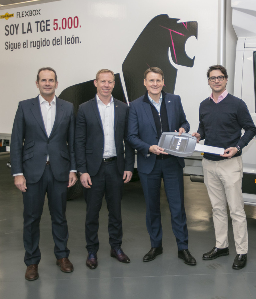 La MAN TGE alcanza la cota de las 5.000 unidades en España - Red de ...